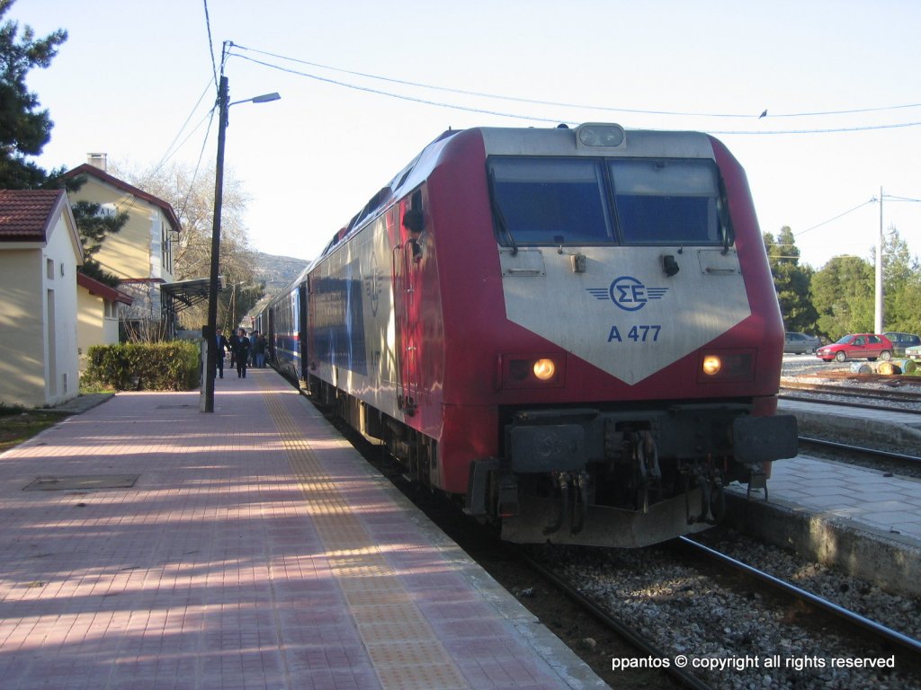 ADtranz A477 at Afidnes RR station - Bahnbilder.de