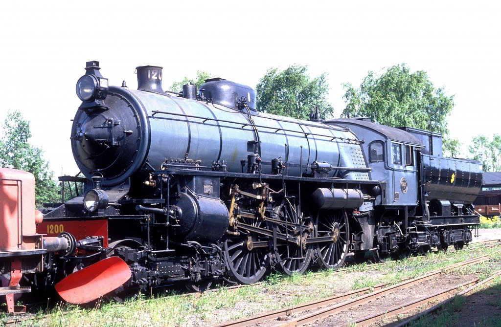 F 1200 aus Schweden in Odense, Dänemark bei Eisenbahnmuseum 30.08.2008 ...