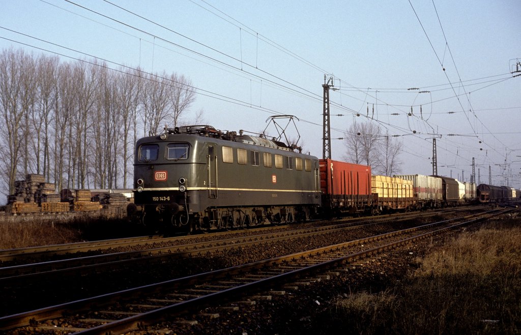 150 143 Appenweier 29.02.92 - Bahnbilder.de