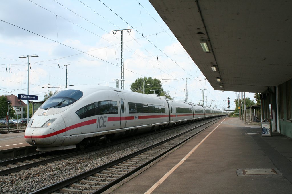 406 053 9 Fuhr Als ICE 106 Am Nachmittag Des 13 08 12 Langsam Durch 406 053 9 Fuhr Als ICE 106 Am Nachmittag Des 13 08 12 Langsam Durch