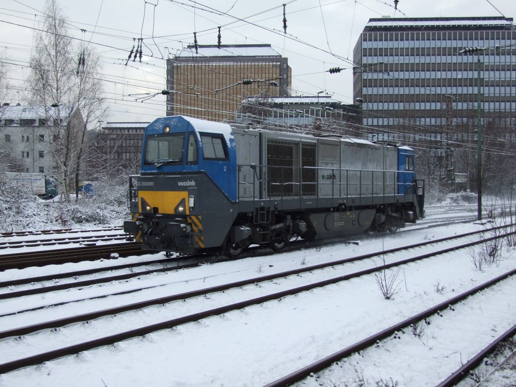 HGK DH 58 am 4.1.10 in Düsseldorf-Rath - Bahnbilder.de