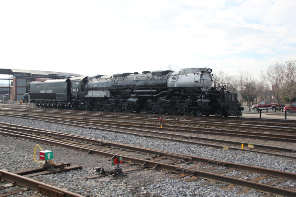 Union Pacific ALCO 4-8-8-4 Big Boy 4012 steht 8.01.2012 in Scranton Pennsylvania - Bahnbilder.de