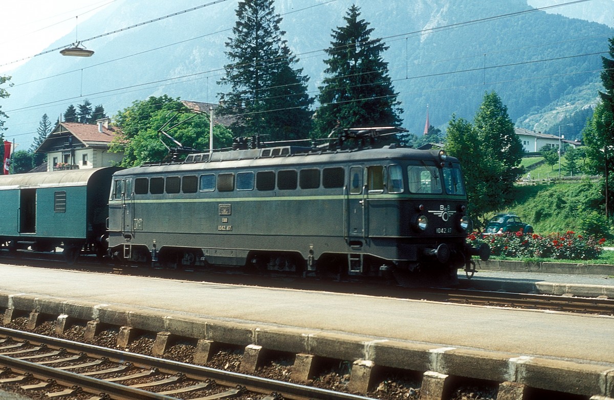 1042.47 Jenbach 10.08.80 - Bahnbilder.de