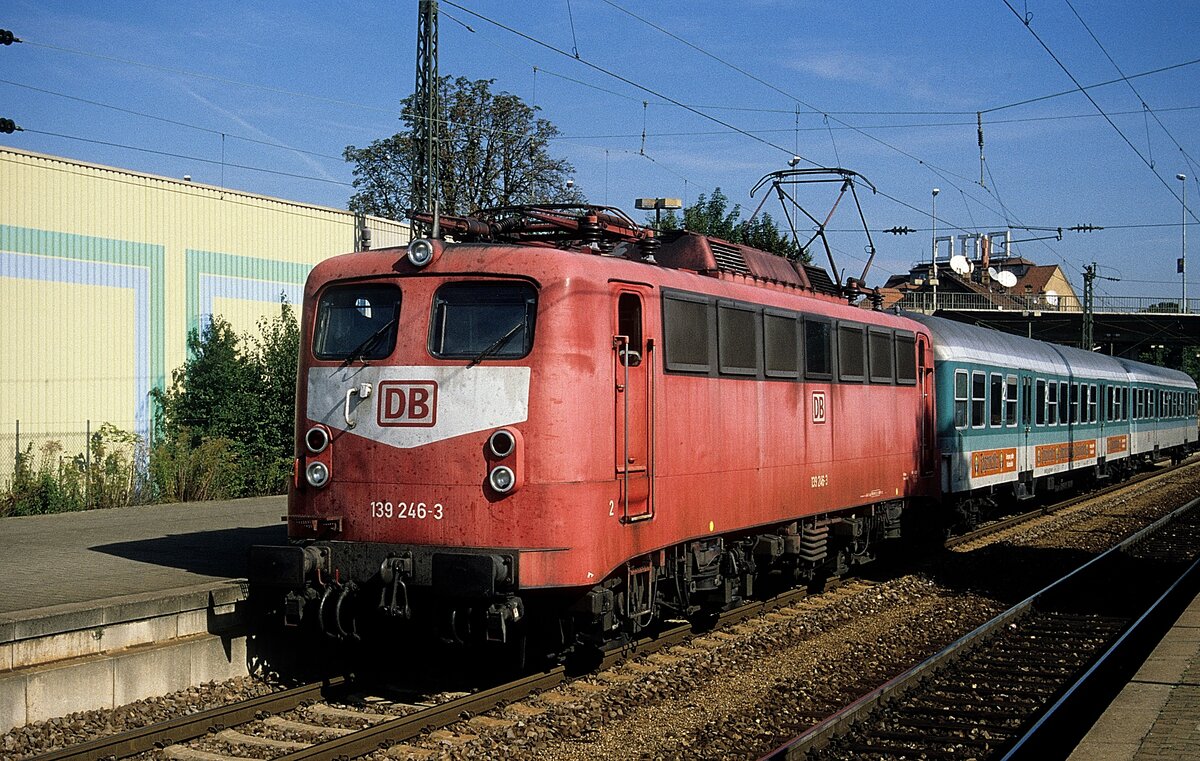 139 246 Wendlingen 16.09.97 - Bahnbilder.de