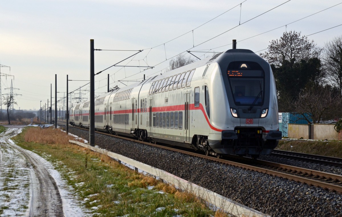 146 564 schob am 09.01.16 ihren IC 2038 durch Braschwitz Richtung Magdeburg - Bahnbilder.de