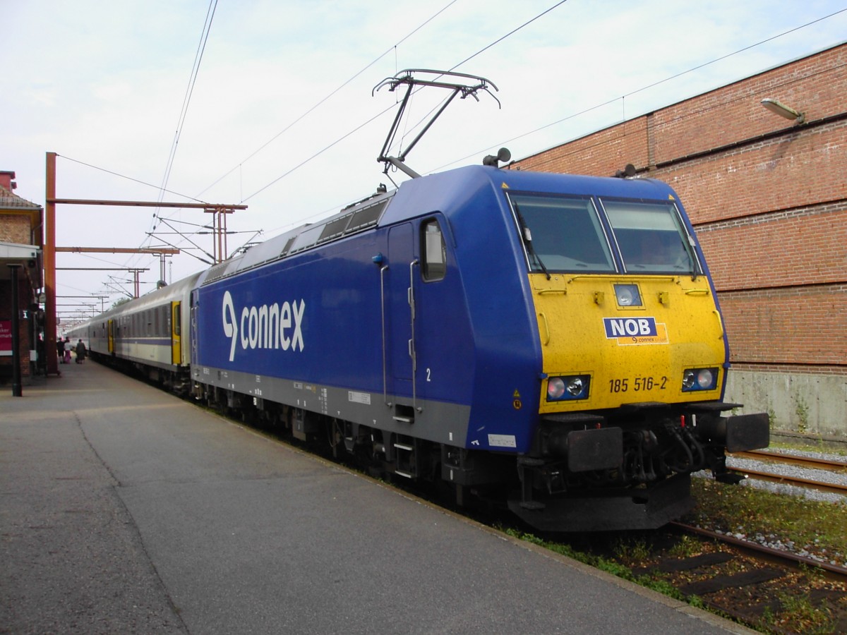 185 516-2 Padborg (DK)12.09.2005 - Bahnbilder.de
