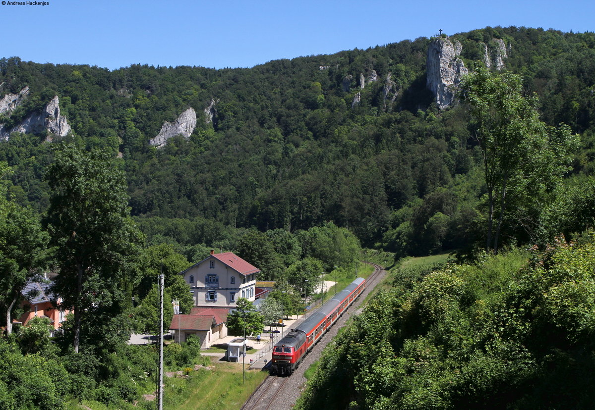 755 Ulm – Sigmaringen – Tuttlingen – Immendingen ·Donautalbahn· Fotos (18) - Bahnbilder.de