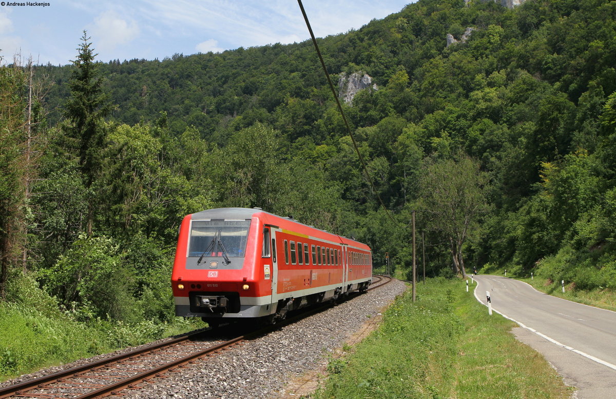 755 Ulm – Sigmaringen – Tuttlingen – Immendingen ·Donautalbahn· Fotos (15) - Bahnbilder.de