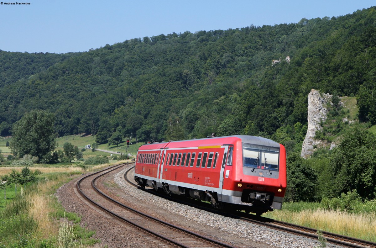 755 Ulm – Sigmaringen – Tuttlingen – Immendingen ·Donautalbahn· Fotos (18) - Bahnbilder.de