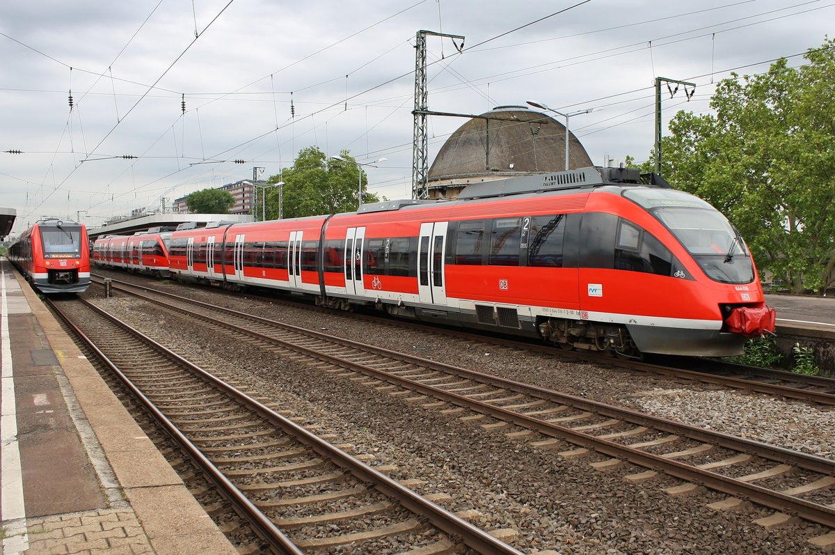 644 003 kommt aus dem Deutzerfeld um einen RB38 Umlauf nach Bedburg in ...