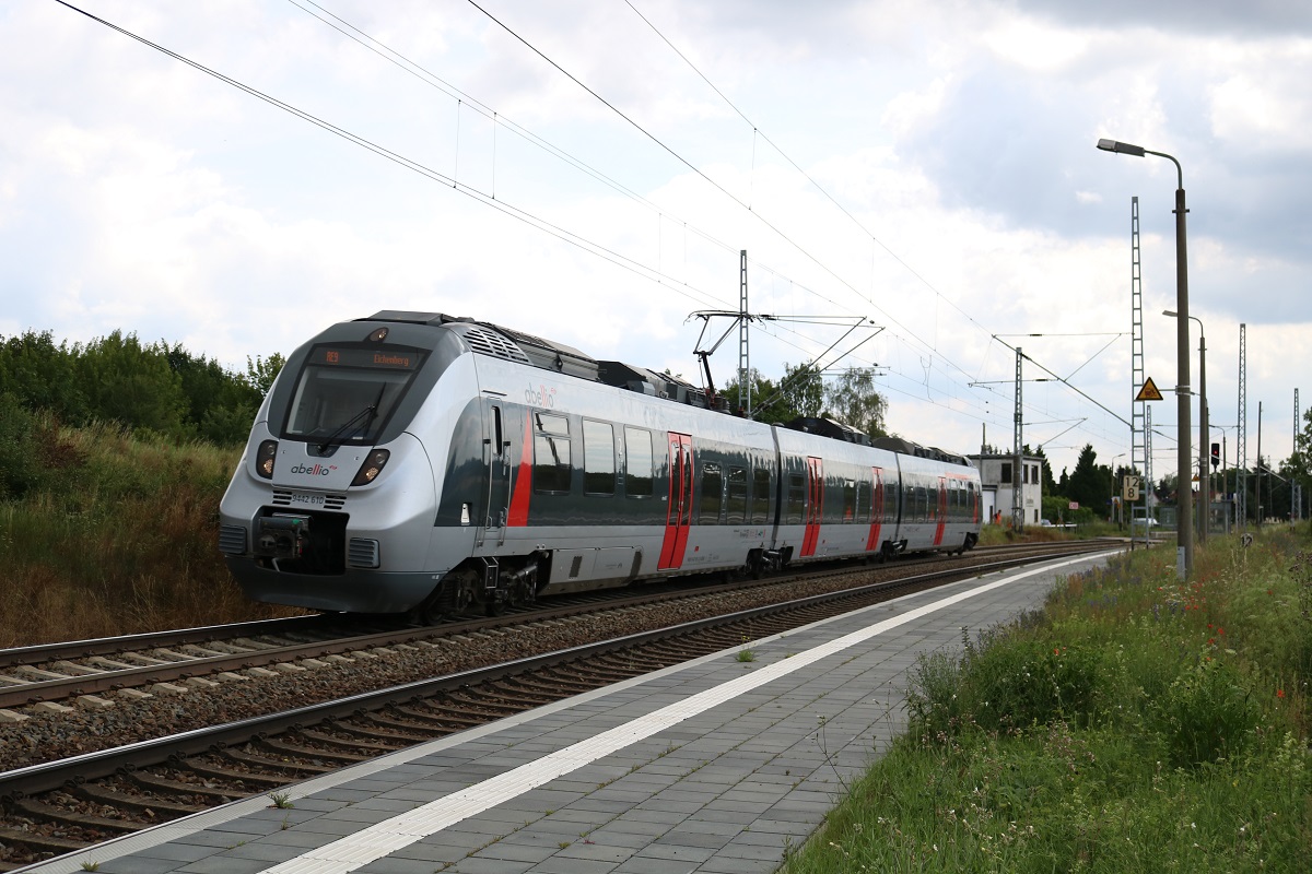 9442 610 (Bombardier Talent 2) von Abellio Rail Mitteldeutschland als RE 74706 (RE9) von ...