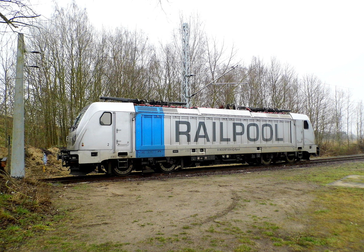 Am 12.01.2018 war die 187 009-6 von der SETG (Railpool) in Borstel abgestellt - Bahnbilder.de