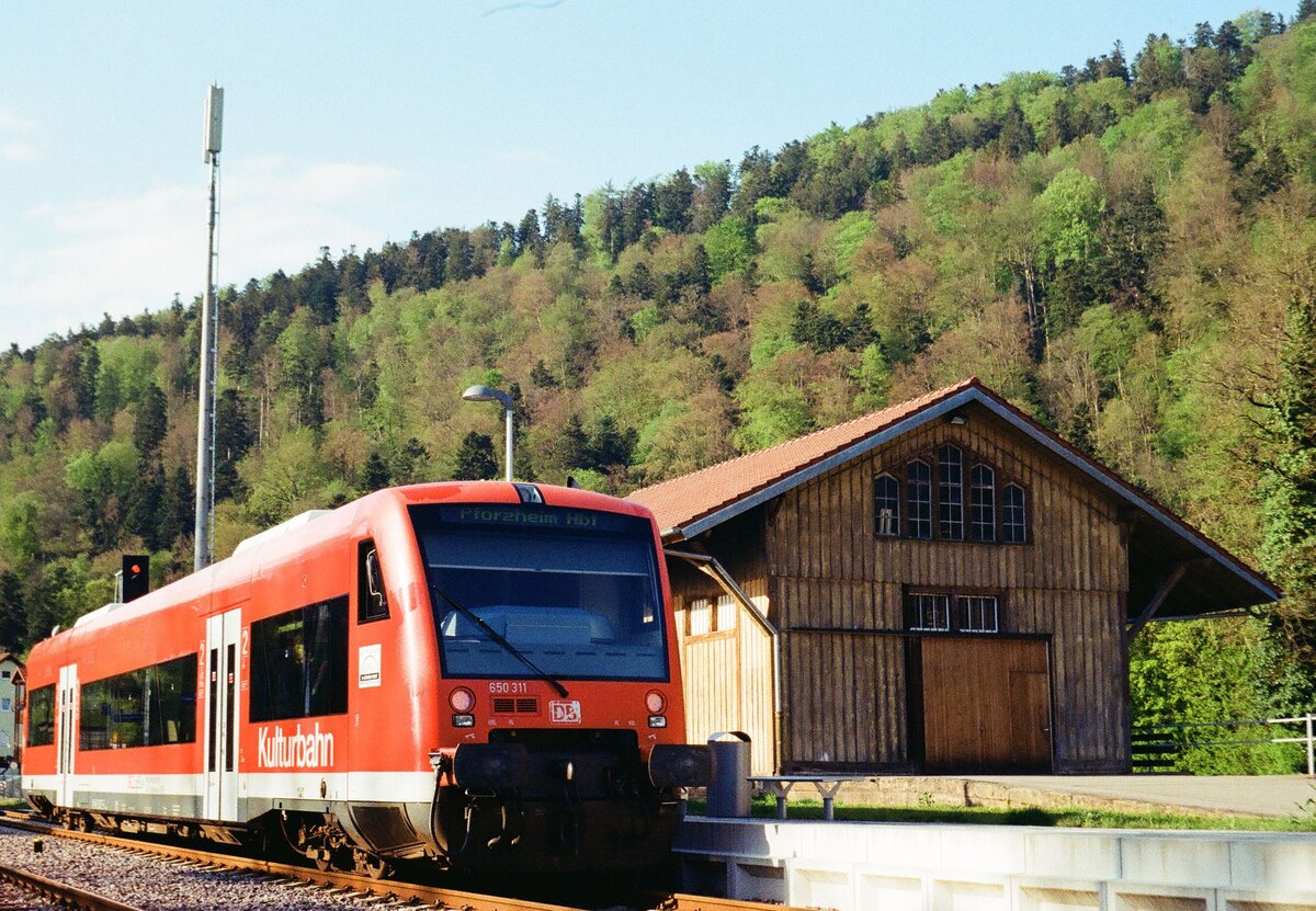 Als RB 31 / RB 17777 von Radolfzell nach Friedrichshafen Stadt fahrend ...