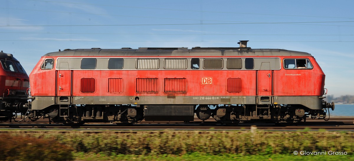 BR218 - LINDAU 29.03.2014 - Bahnbilder.de