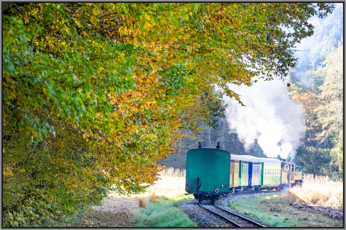 Bunt wird´s im Stainztal. 19.10.2019 - Bahnbilder.de
