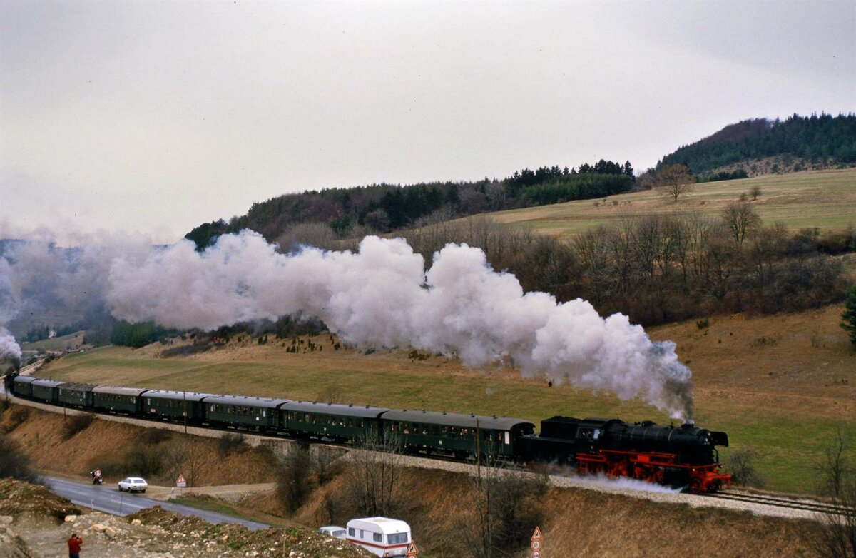 Hoch über der Hohenzollerischen Landesbahn...Datum leider unbekannt ...