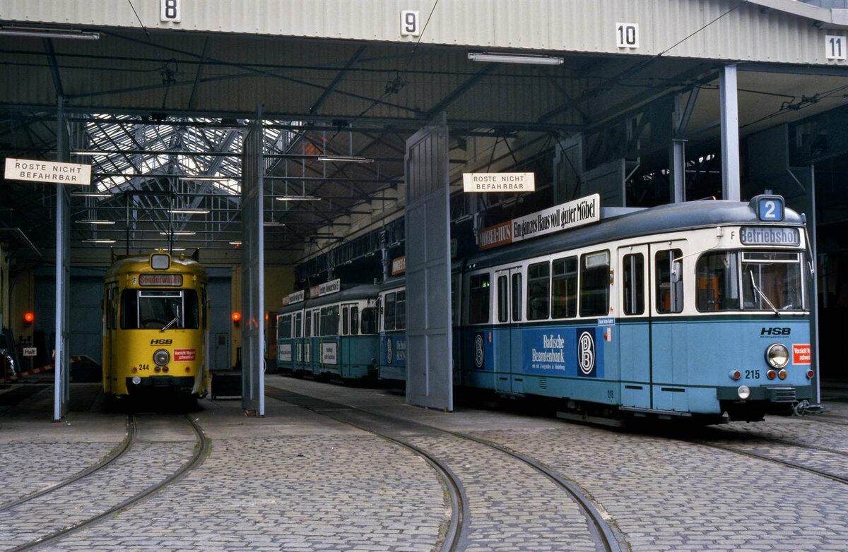 Heidelberg 244, Bahnhosplatz, 31.12.1985. - Bahnbilder.de