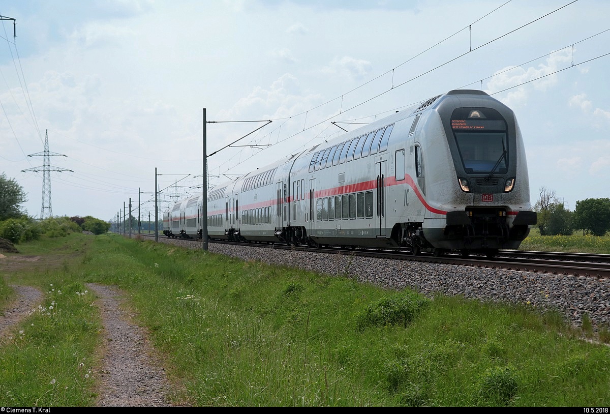 DBpbzfa 668.2 mit Schublok 146 5?? DB als IC 2036 (Linie 56) von Leipzig Hbf nach Norddeich Mole ...