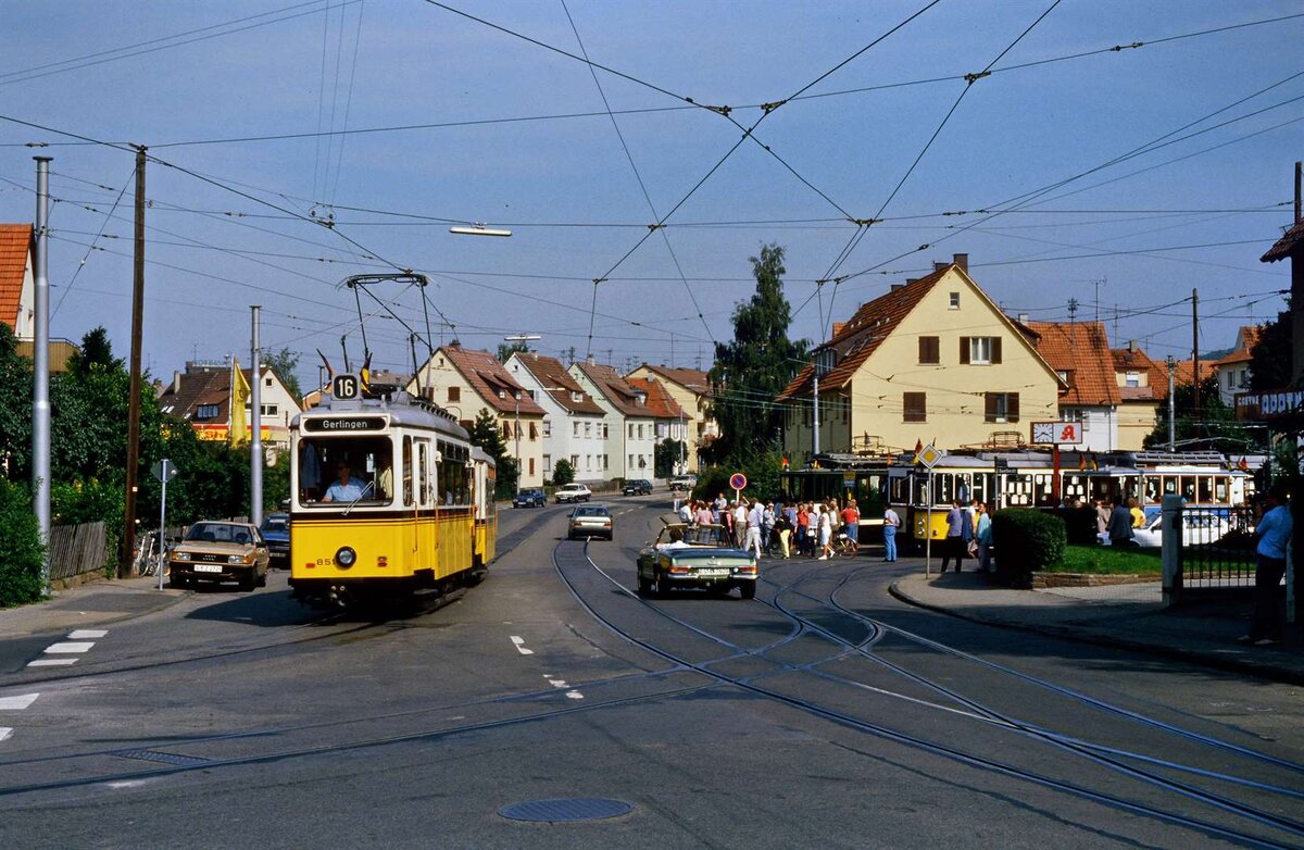 Straßenbahn Stuttgart ·SSB· historische Ereignisse Fotos - Bahnbilder.de