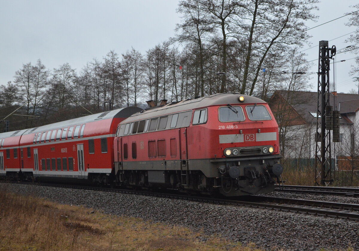 218 143, Rösrath, 15.6.1986. - Bahnbilder.de