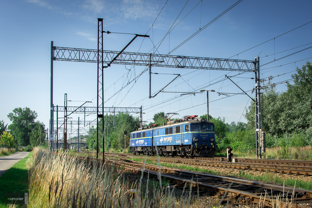 ET41-182 der PKP Cargo in Tychy(Tichau) am 19.07.2017. - Bahnbilder.de