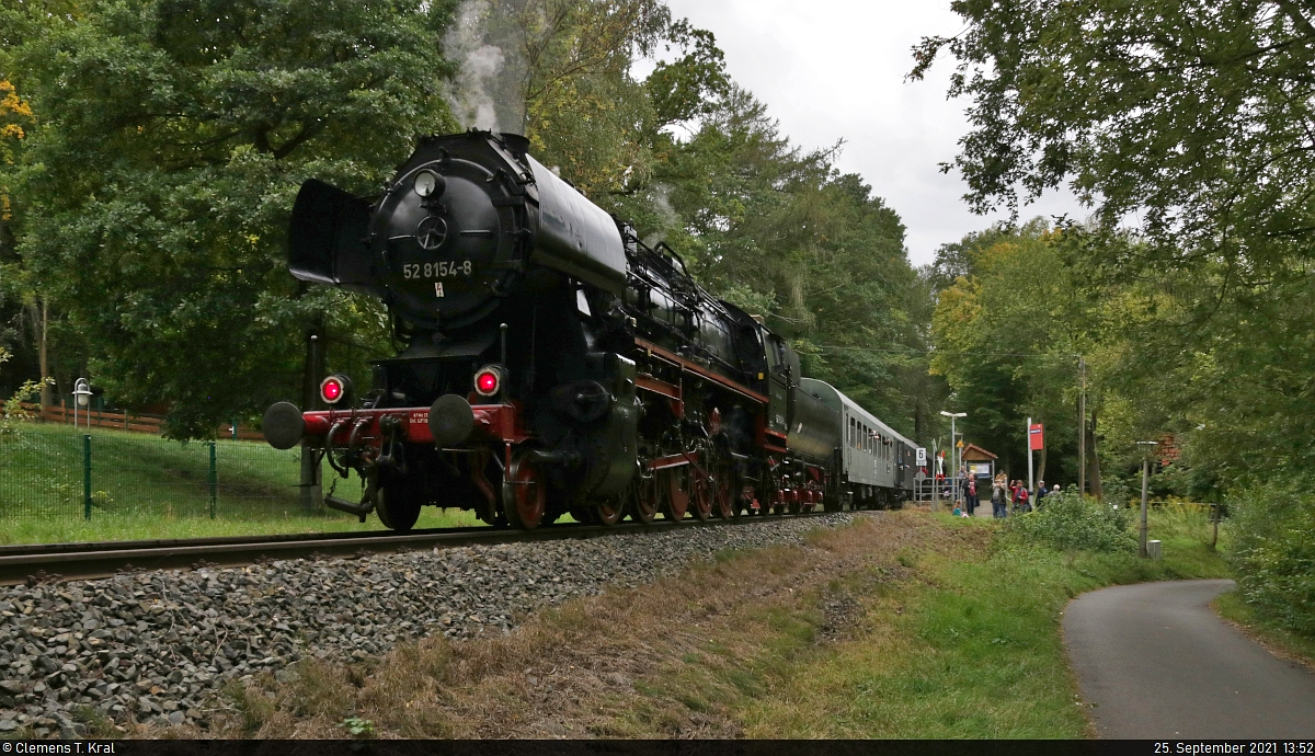 Schlot der 52 8038. Dampfeisenbahn Weserbergland (DEW), Stadt Hagen - Bahnbilder.de