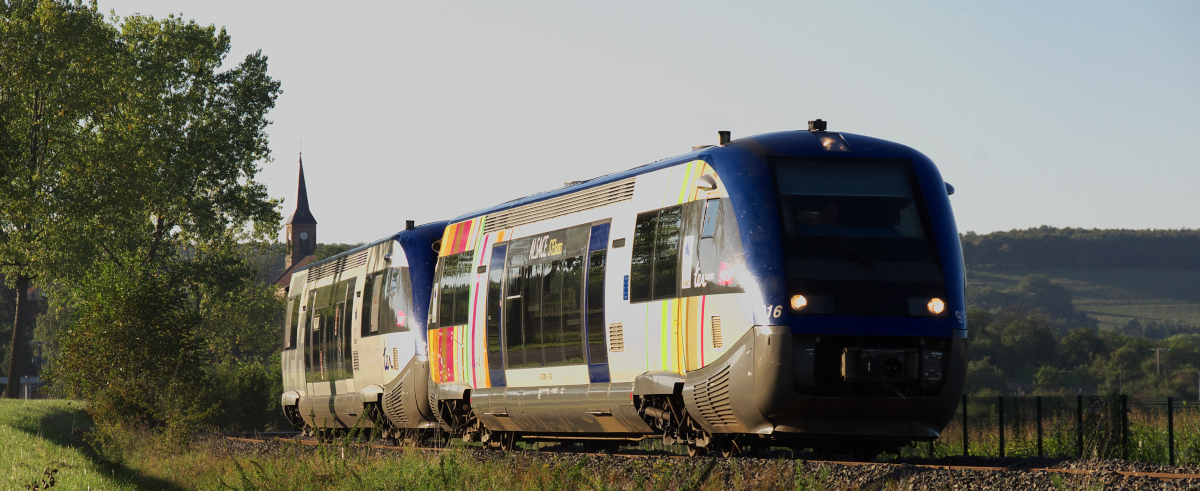 L'Alsace bossue - Das krumme Elsaß - Während am Abend von Strasbourg nach Sarreguemines lange ...