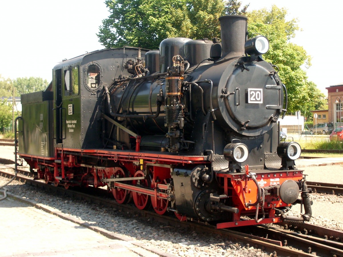 Lok 99.14 / Dh 2 fährt bei der Mansfelder Bergwerksbahn unter der Kennung Lok Nr - Bahnbilder.de