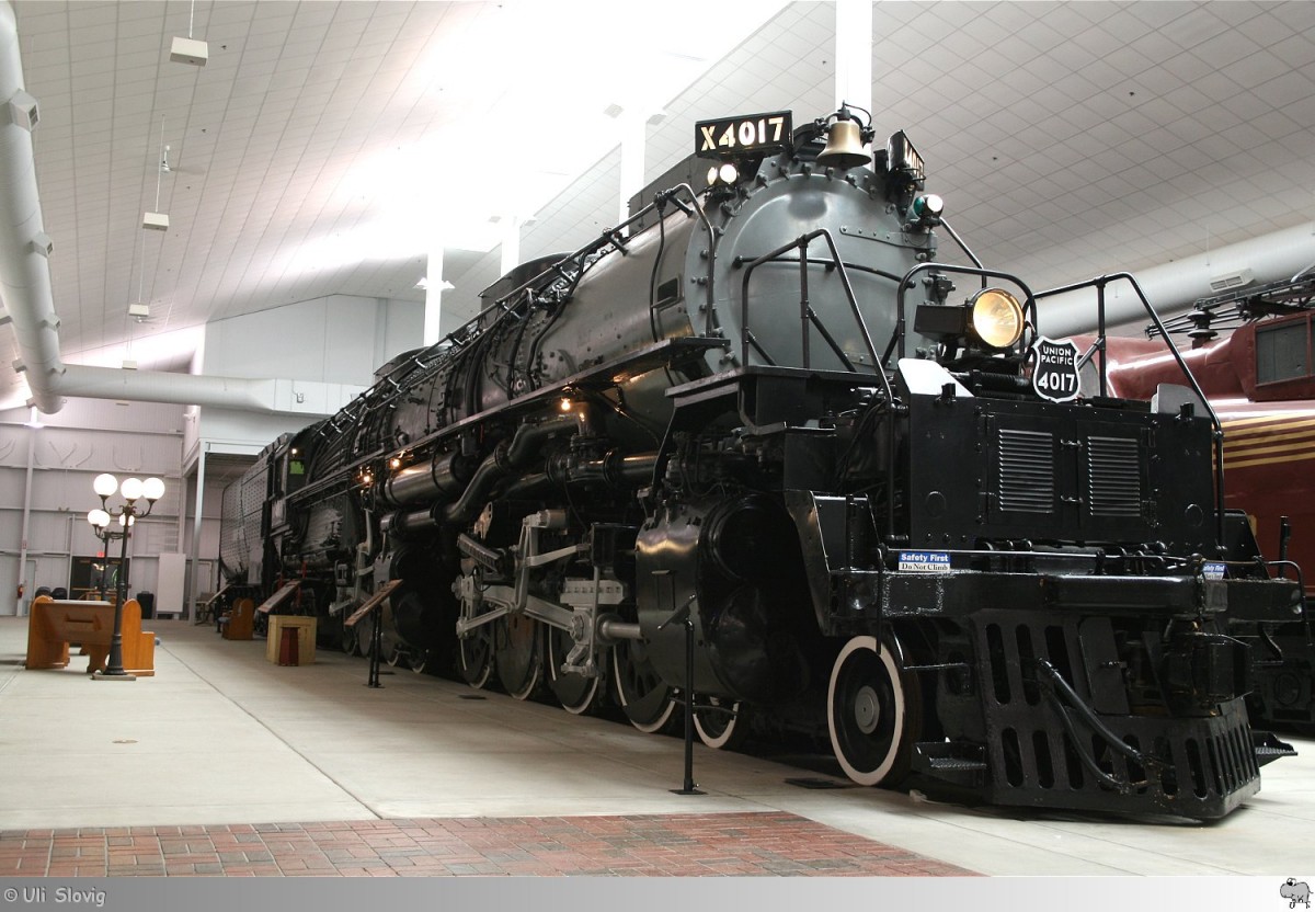 National Railroad Museum in Green Bay, Wisconsin / USA: "Big Boy" # 4017 der Union Pacific ...