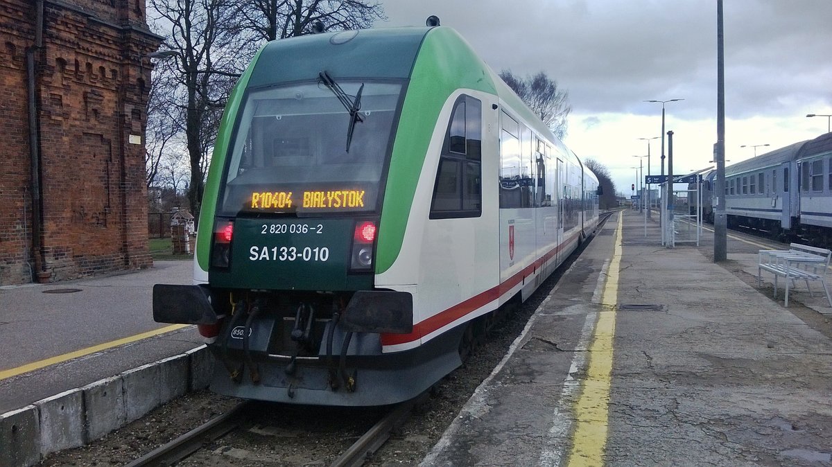 SA133-010 in Bahnhof Suwalki, 11.11.2017 - Bahnbilder.de