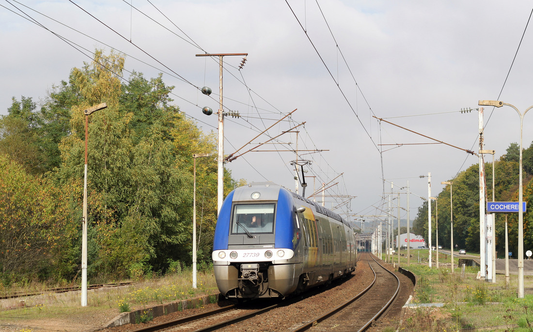 SNCF Z 27739 // Cocheren // 23. Oktober 2019 - Bahnbilder.de