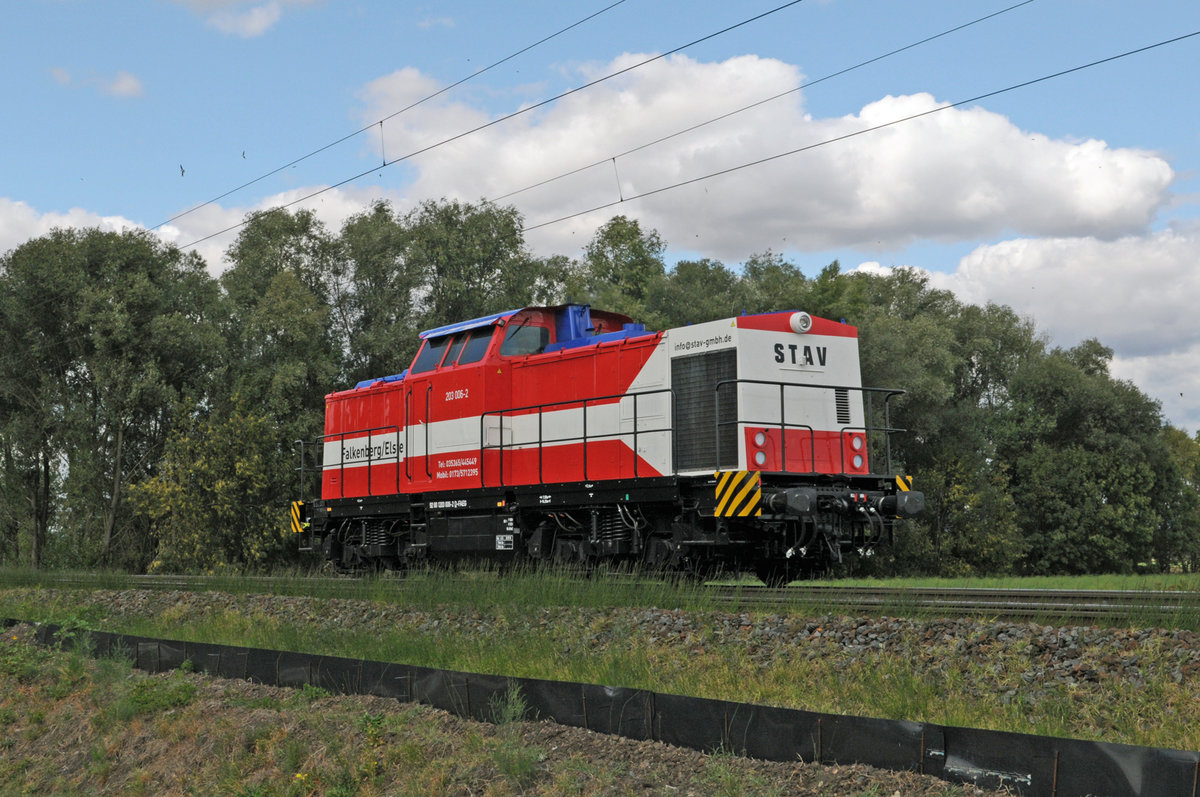 STAV 203 006 @ Gross Gerau am 25.08.2018 - Bahnbilder.de