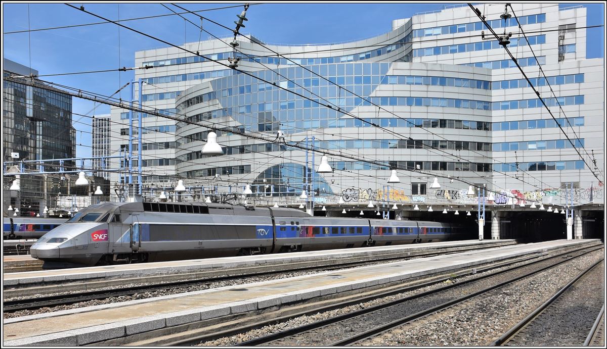 TGV Atlantique in Paris Gare Montparnasse. (17.05.2018) - Bahnbilder.de