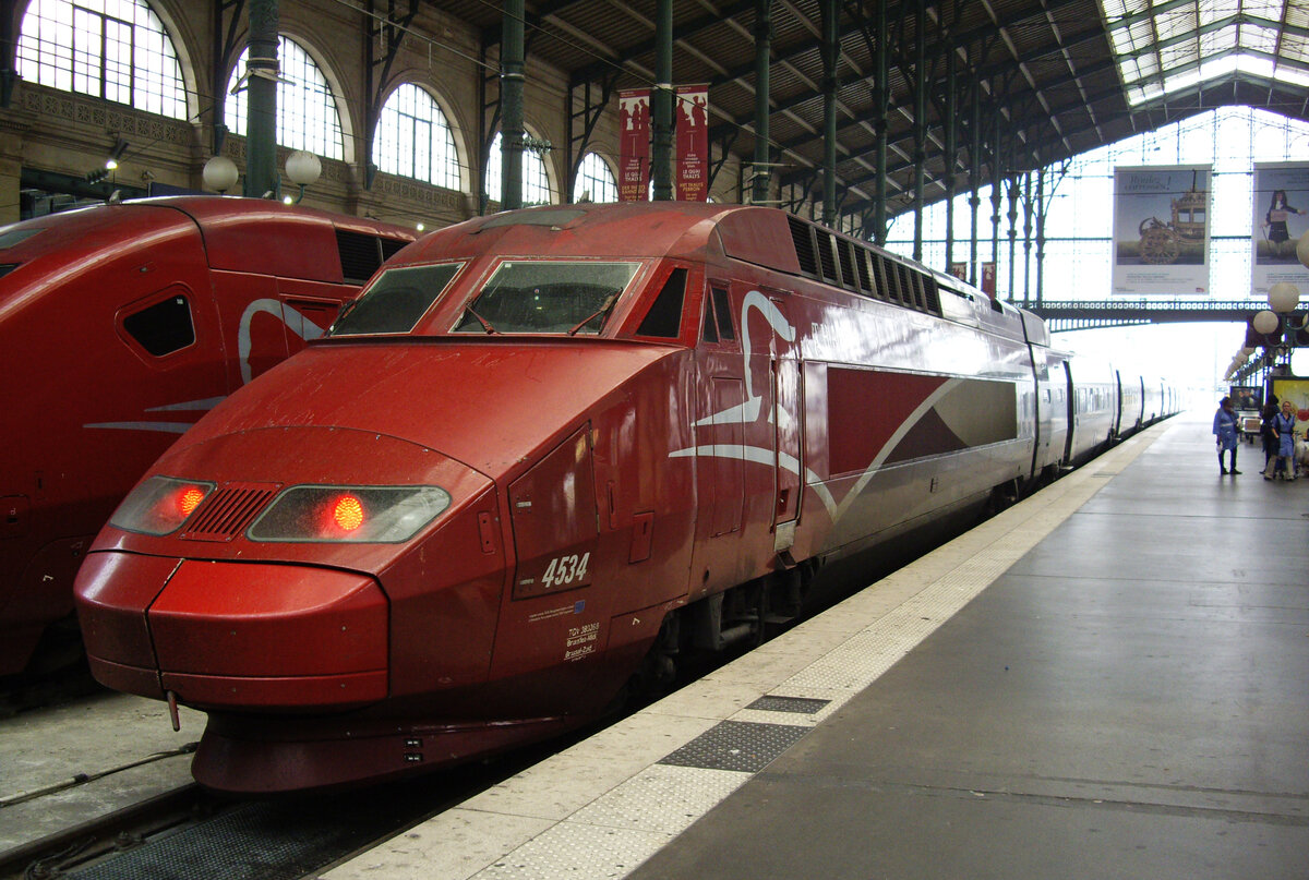 Thalys SNCF TGV PBA No. 4534, Paris Gare du Nord, 23.10.2012. - Bahnbilder.de