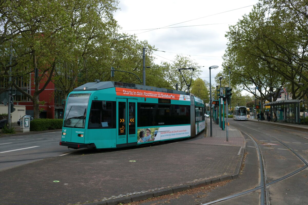 VGF Düwag R Wagen 003 am 22.05.21 in Frankfurt am Main - Bahnbilder.de