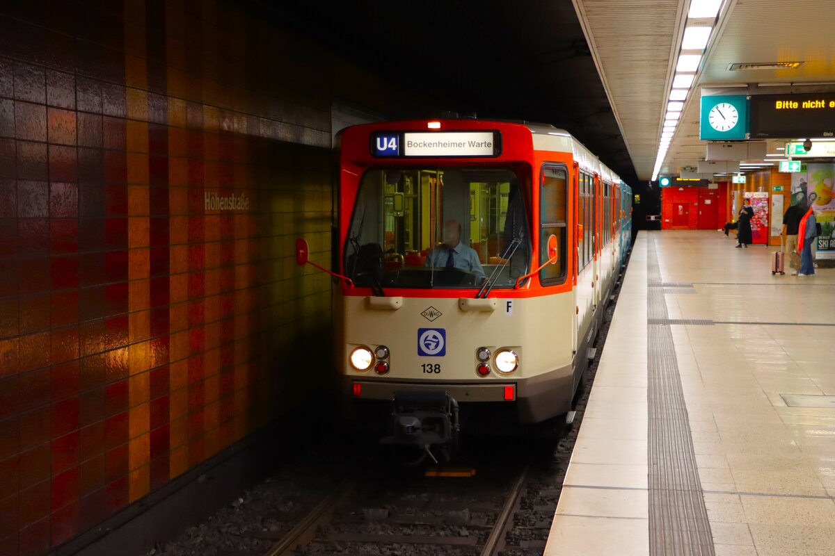 VGF Sonderfahrt mit Düwag Pt-Wagen 138+736 Frankfurt am Main am 25.05.25 - Bahnbilder.de