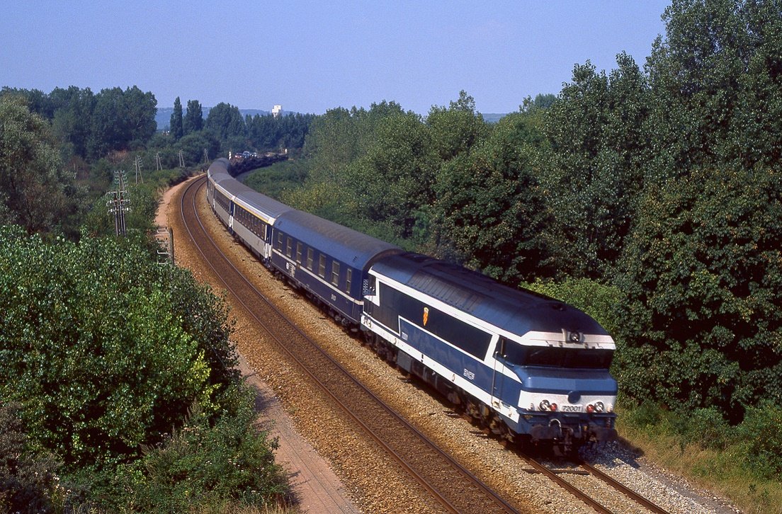 SNCF CC72001, Camiers, 19.08.1997. - Bahnbilder.de