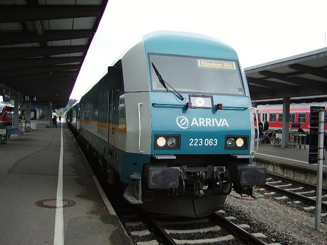 Arriva Alex im kempten Hbf - Bahnbilder.de
