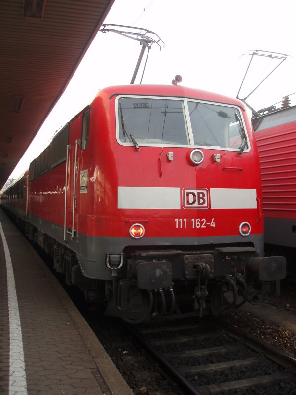 BR 111 im Dezember 2006 - Bahnbilder.de