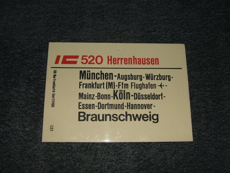 IC 520 "Herrenhausen" München - Braunschweig - Bahnbilder.de