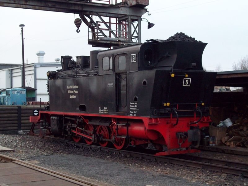 MBB Lok 9,in Klostermansfeld, 28.12.2007 - Bahnbilder.de