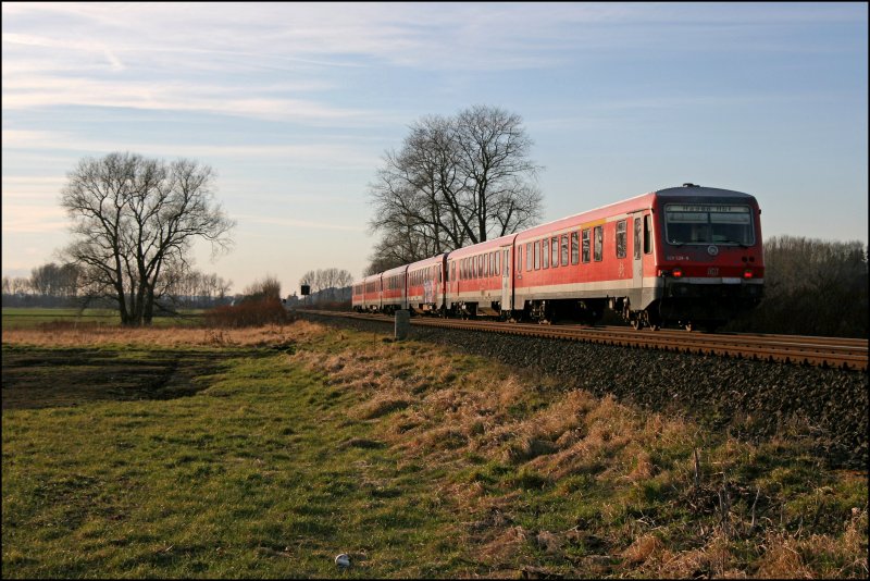 Nachschuss auf die Triebzüge 628/928 537, 628/928 528 und 628/928 515 die als RE17 (RE 29230 ...