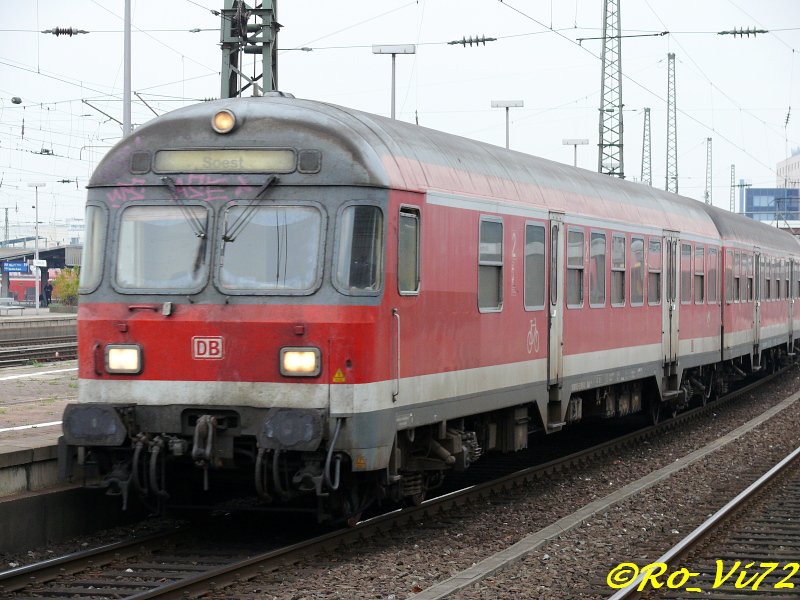 RB 59 Hellweg-Bahn (Dortmund-Soest). Dortmund Hbf. 01.11.2007. - Bahnbilder.de