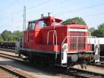 Die ESG 6 (363 621-4) der ESG Eisenbahn Service Gesellschaft mbH (Vaihingen an der Enz), ex DB V ...